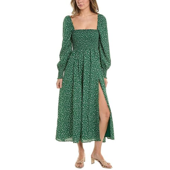 o.p.t | Dresses | Opt Classic Smocked Maxi Dress | Poshmark